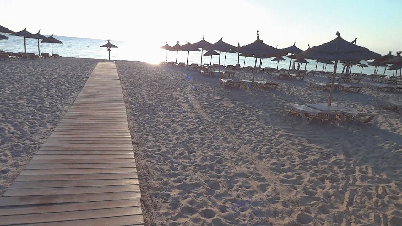 Concorde Green Park Palace 5* - утро на пляже ( morning on the beach)