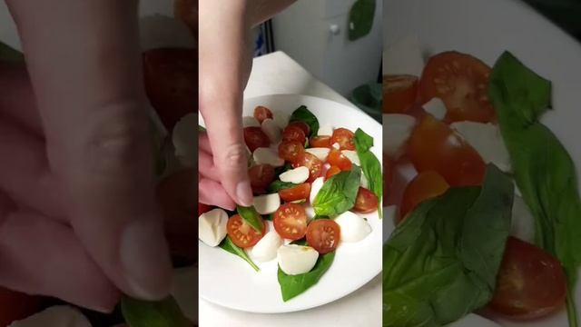Салат капрезе, украшение стола