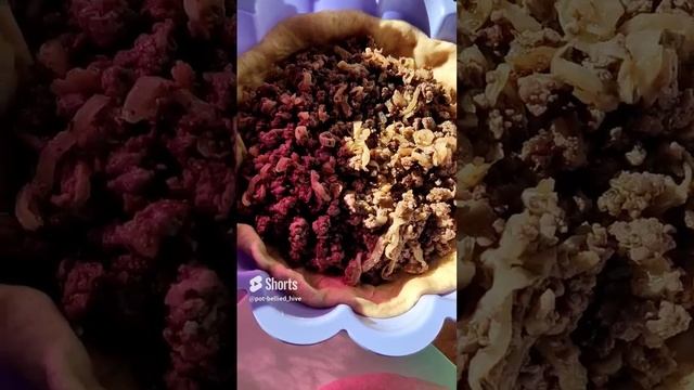 готовлю домашний хлеб с мясом #homemade bread with meat #хлеб на закваске #хлеб в аэрогриле