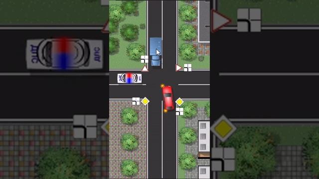 Задача пдд, мигалка и серена.