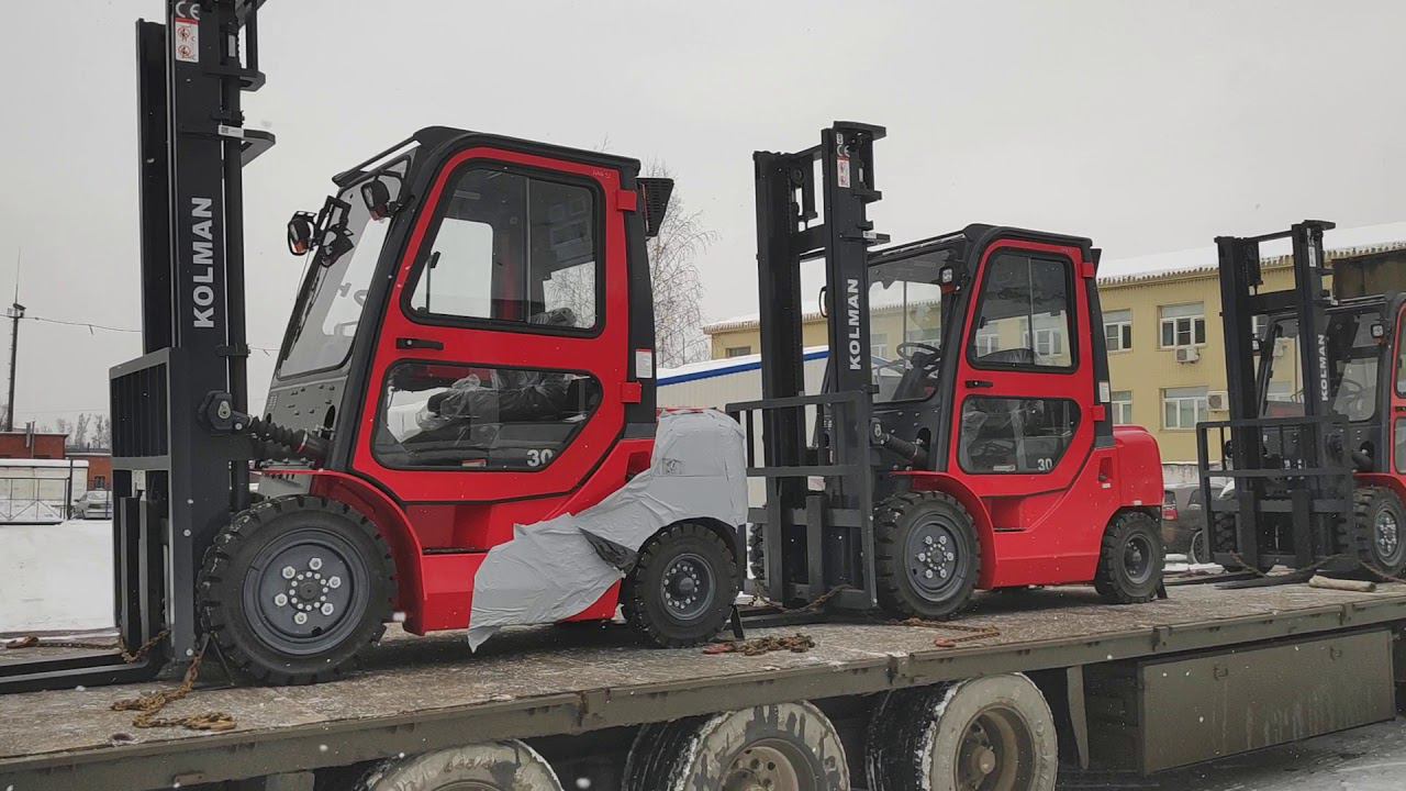 Первая поставка погрузчиков KOLMAN в 2021 году