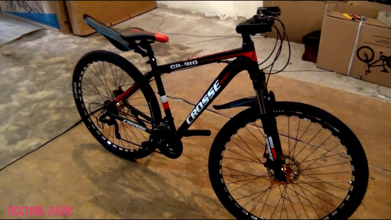 Велосипед Krossе на 29 колесах _ Сборка из коробки с нуля.