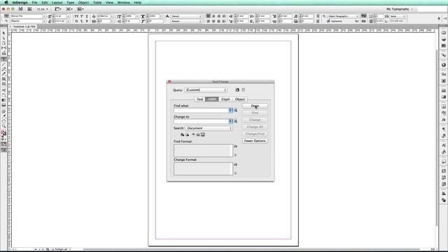 01_01 Где «живёт» GREP в InDesign