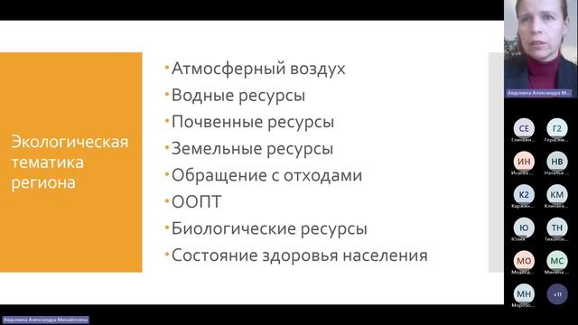 Экологические проблемы региона как фактор выбора тематики исследований и проектов