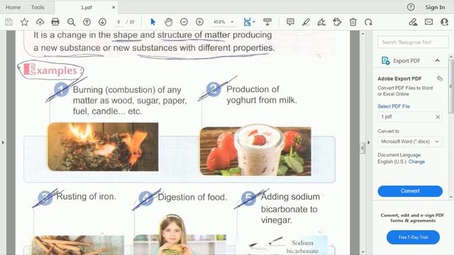 Lecture 4 - Physical & Chemical changes