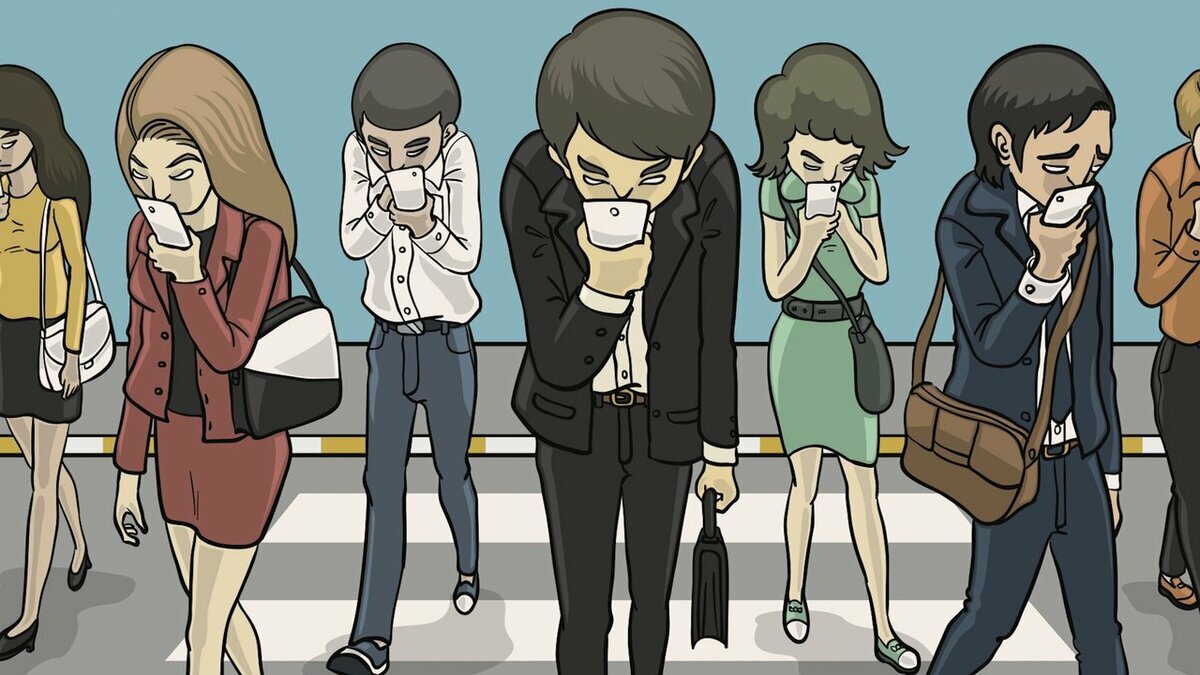 Телефонная зависимость.Поборол !...???