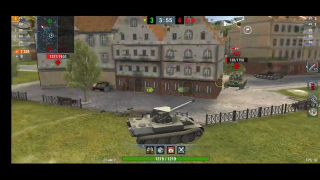 Wot blitz . Scorpion-G режим столкновение . Поймал противника на ошибке и затащил катку .
