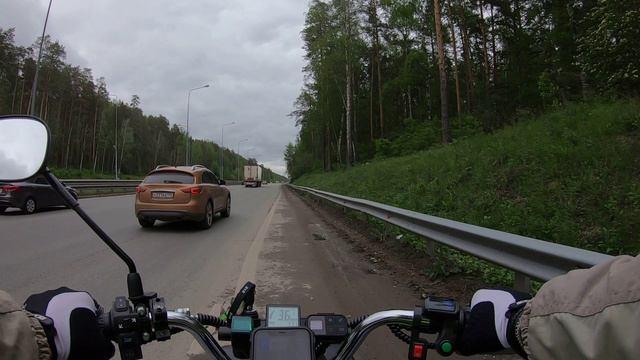 Поездка на электровелосипеде в Шадринск из Екатеринбурга 2024 часть 2