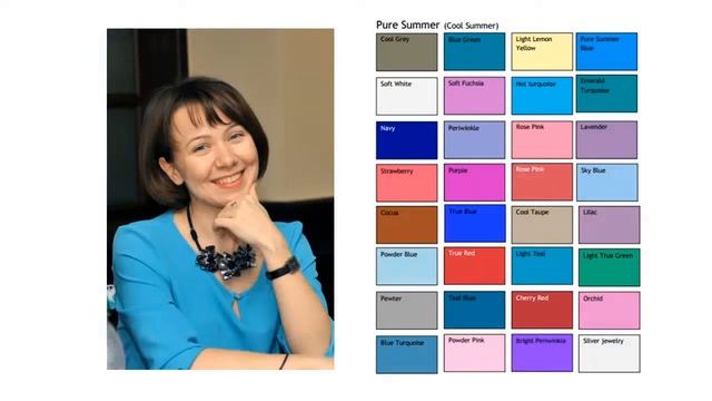 8. Чистое Лето. Система 16 колоритов. Особенности внешности и палитры колорита с Татьяной Маменко