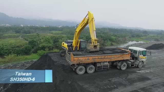 Экскаватор Sumitomo SH350HD-6 на Тайване