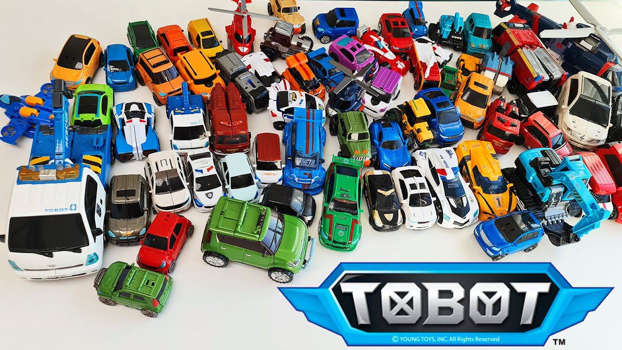 ТОБОТЫ Челлендж - Трансформируем 30 Тоботов Атлонов в машинки за 15 минут - новый сезон 2025