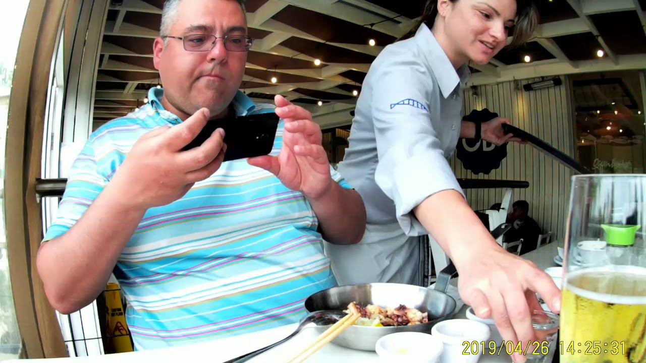 Весна на Кипре. Вкусный обед и первая пойманная рыба.