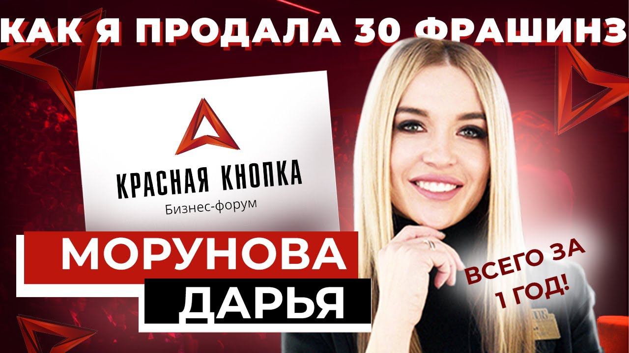 Франшиза салона красоты | Как открыть 30 франшиз за год | Дарья Морунова | "COCOS" | Красная кнопка