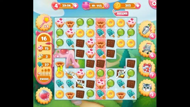 Малиновый джем как пройти сложный 145 уровень