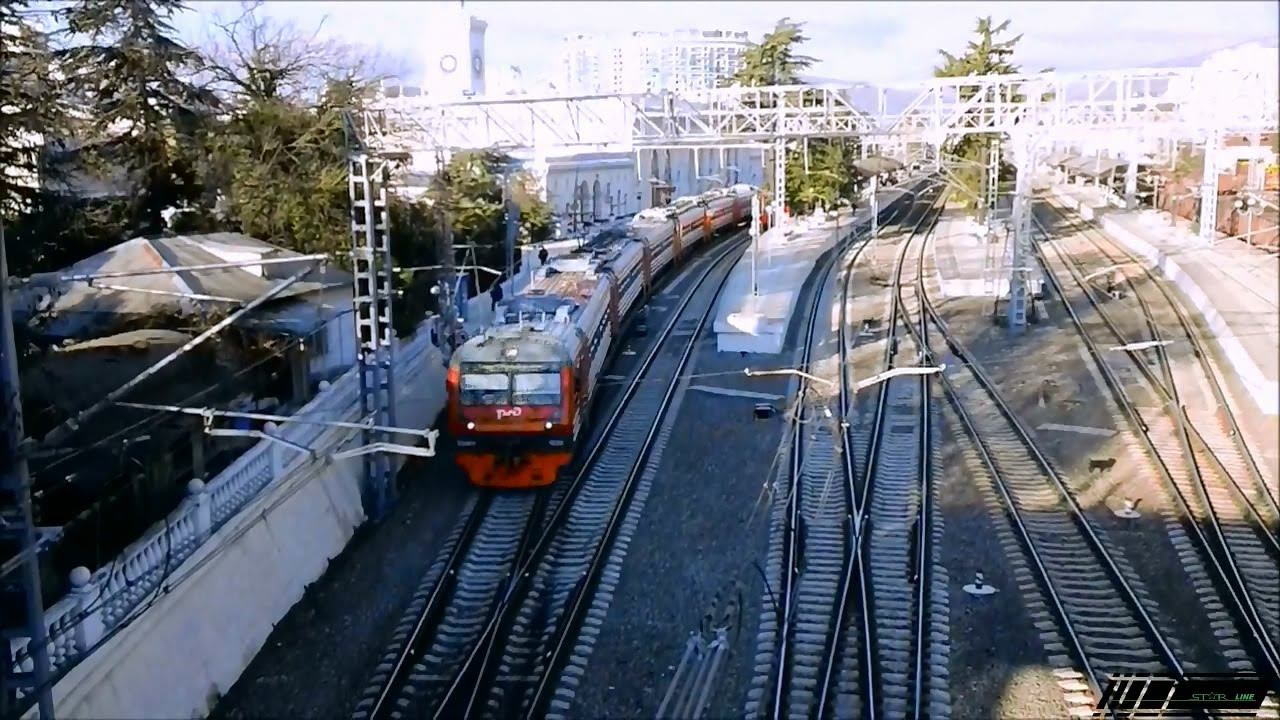 РЖД ЭД4М-1035/1036 Сочи - Олимпийский Парк