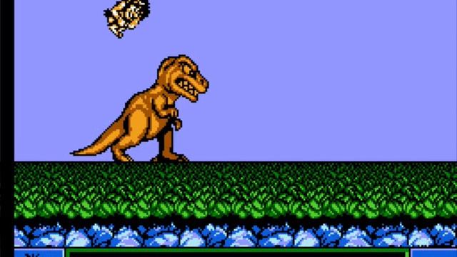 Нестандартное прохождение первого босса Joe & Mac.mp4