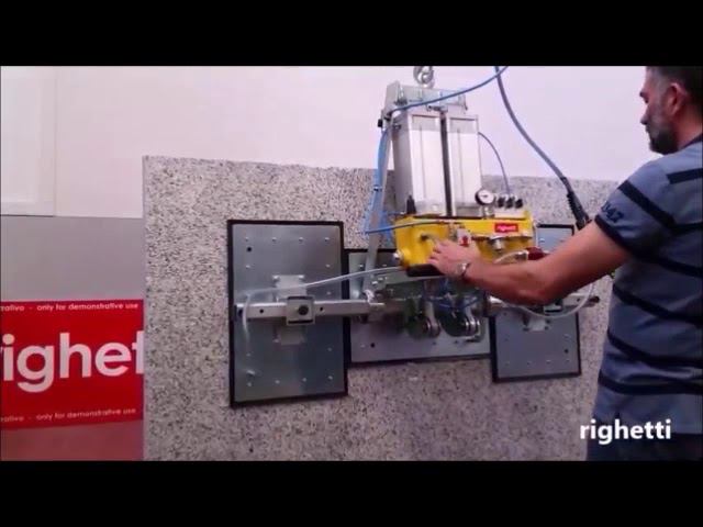 Вакуумные подъёмники по камню P3A Righetti (Ригетти, Италия)