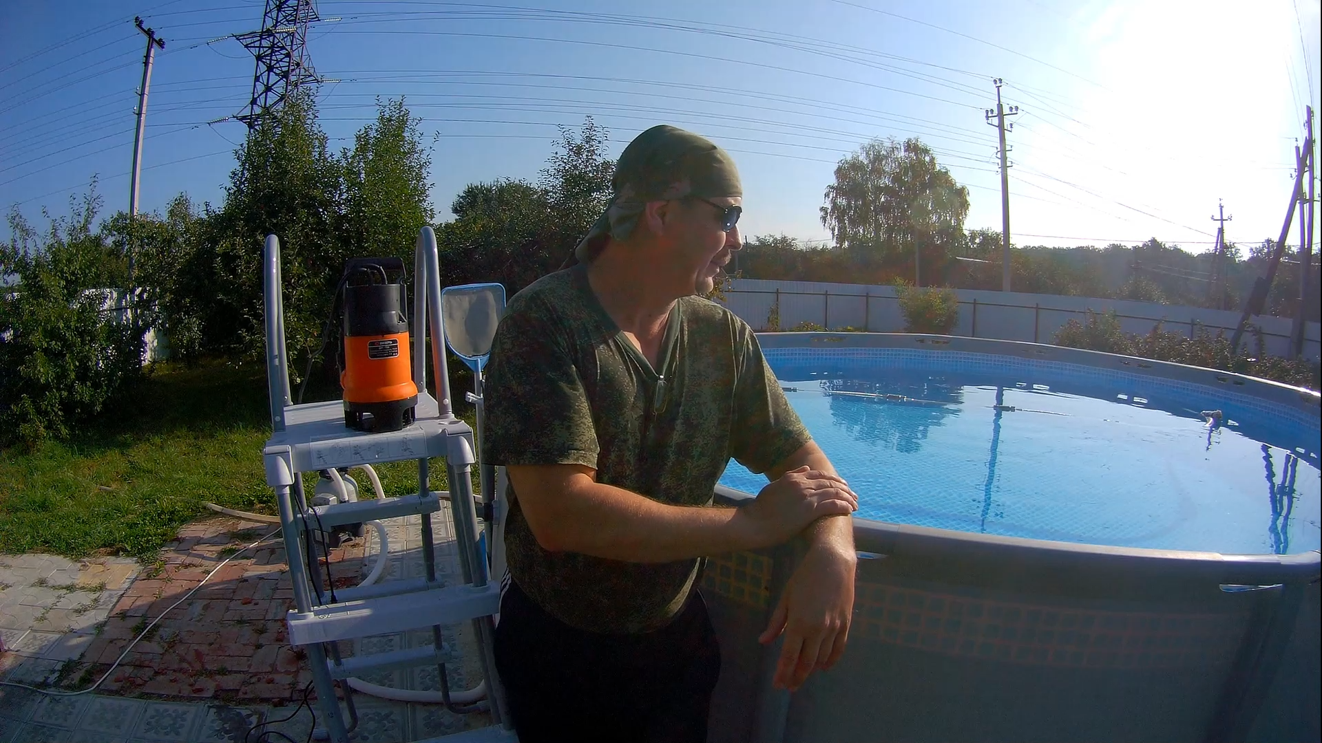 КАРКАСНЫЙ БАССЕЙН Как слить воду ещё быстрее