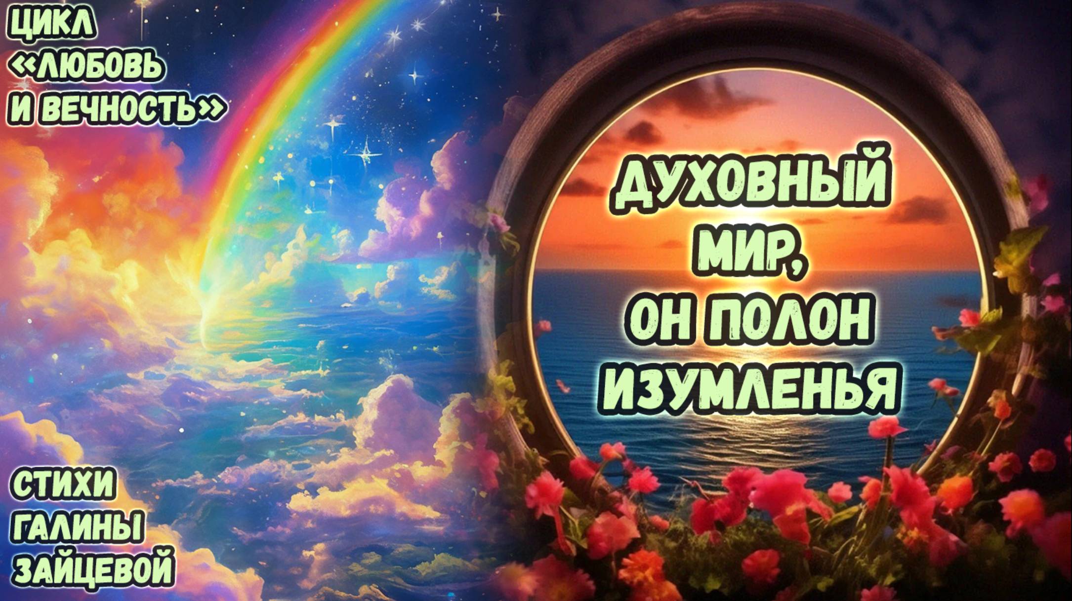 Духовный мир, он полон изумленья. Стихи Галины Зайцевой