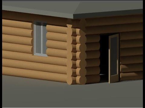 [AutoCAD Architectura] Создание стен  из бруса