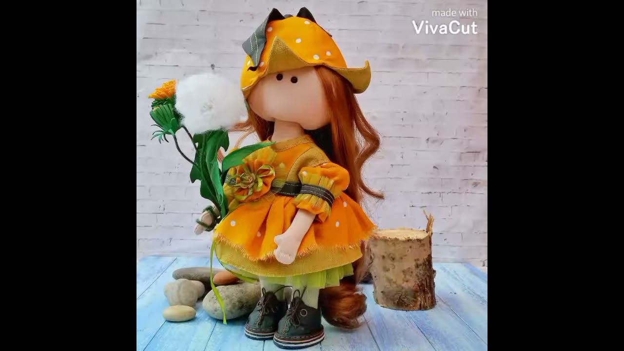 Текстильная куколка ручной работы Колокольчик/Kuk_Lana
