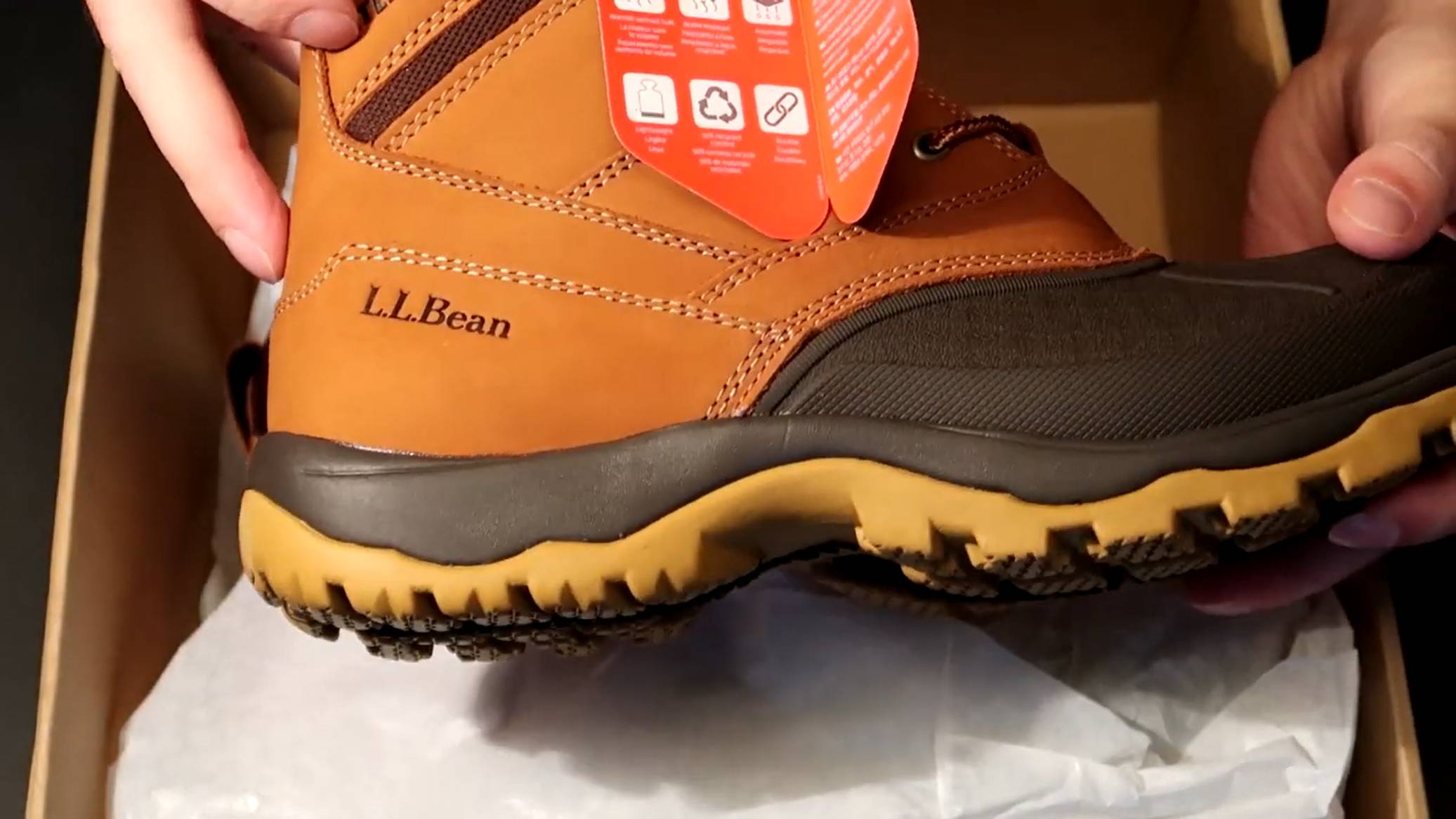L.L.Bean.Men's Storm Chasers Classic Waterproof Boots. Unboxing.