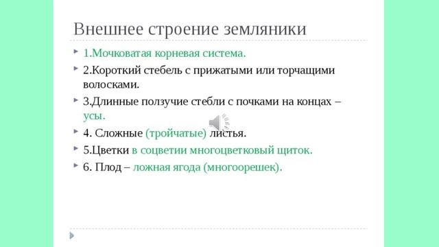 Плодово-ягодные розоцветные. Земляника биология 7 кл.mp4