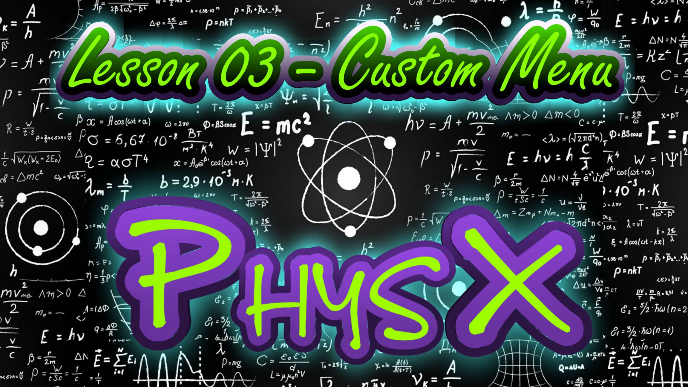 Autodesk Maya (Урок 03) Пользовательское меню для PhysX