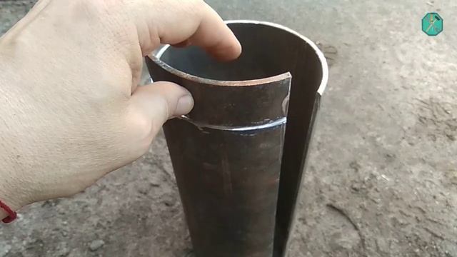 Самодельный бур из трубы.