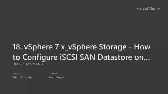 18. ESXi iSCSI SAN Configuration with Windows Server 2022 | VMFS 5 vs. VMFS 6 Comparison | Lab Setup