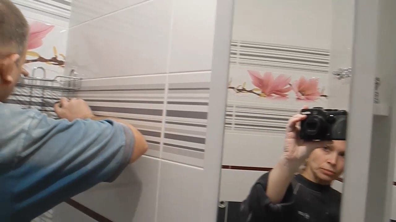 Своими руками устанавливаем УГЛОВУЮ ПОЛКУ над ванной