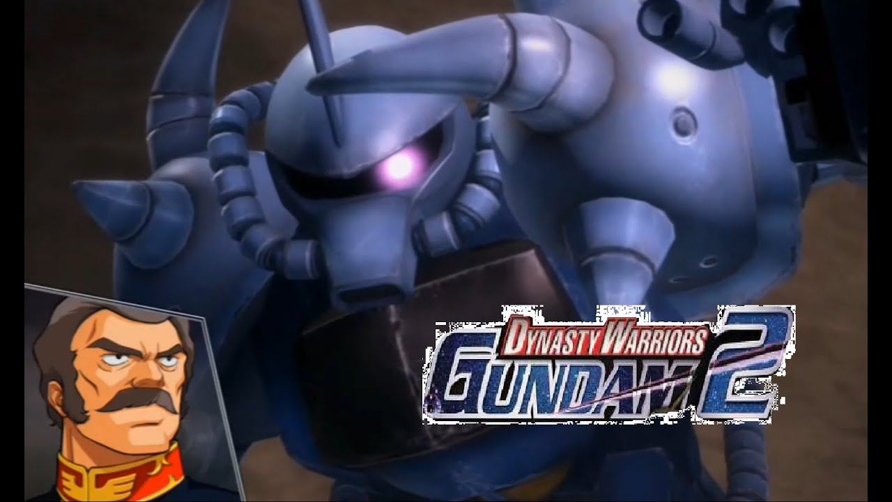 Dynasty Warriors: Gundam 2 (PS2) Ramba Ral "MS-07 Gouf" Gameplay