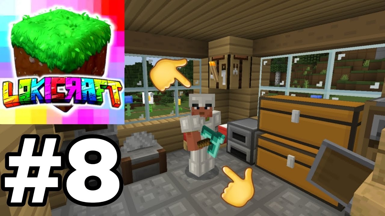 *НЕМНОГО* ПРОКАЧАЛСЯ в LOKICRAFT!!! (8 серия)