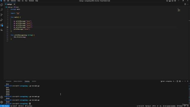 1. Golang: Goroutines Introduction and Basics