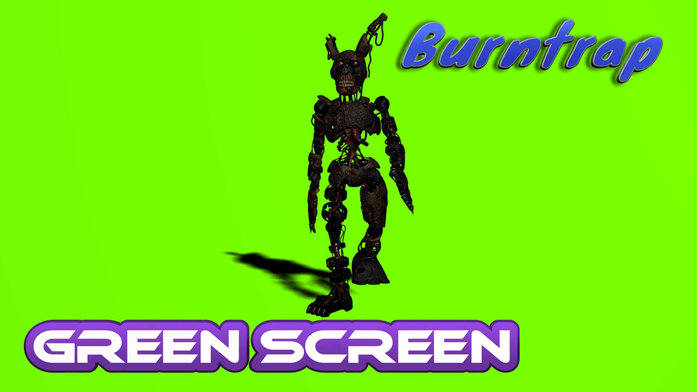 Green Screen - Персонаж Burntrap (по игре Five Nights at Freddy's)
