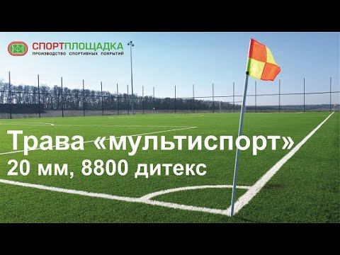 Описание травы для тенниса и спортивных площадок 20 мм, 8800 дитекс