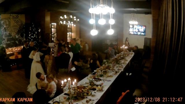 Свадьба Чарли и Гали в ресторане