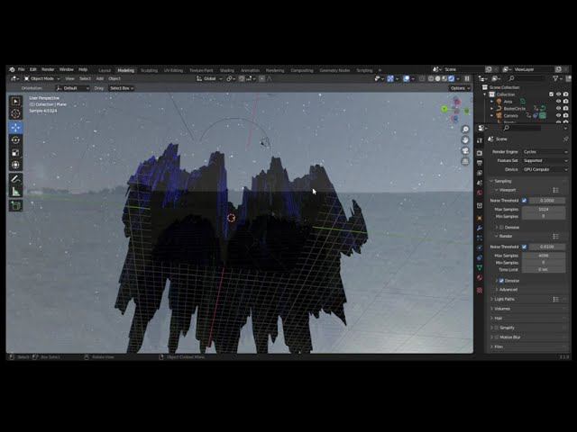 Режимы отображения Eevee и Cycles в Blender3D
