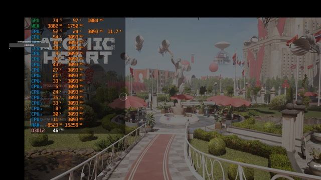 Евгений ЭШ Тест АТОМное СЕРДЦЕ  Xeon(R) CPU E5-2666v3 2.9GHz 3,5GHz 10 ядер 20 потоков RX580 20480sp