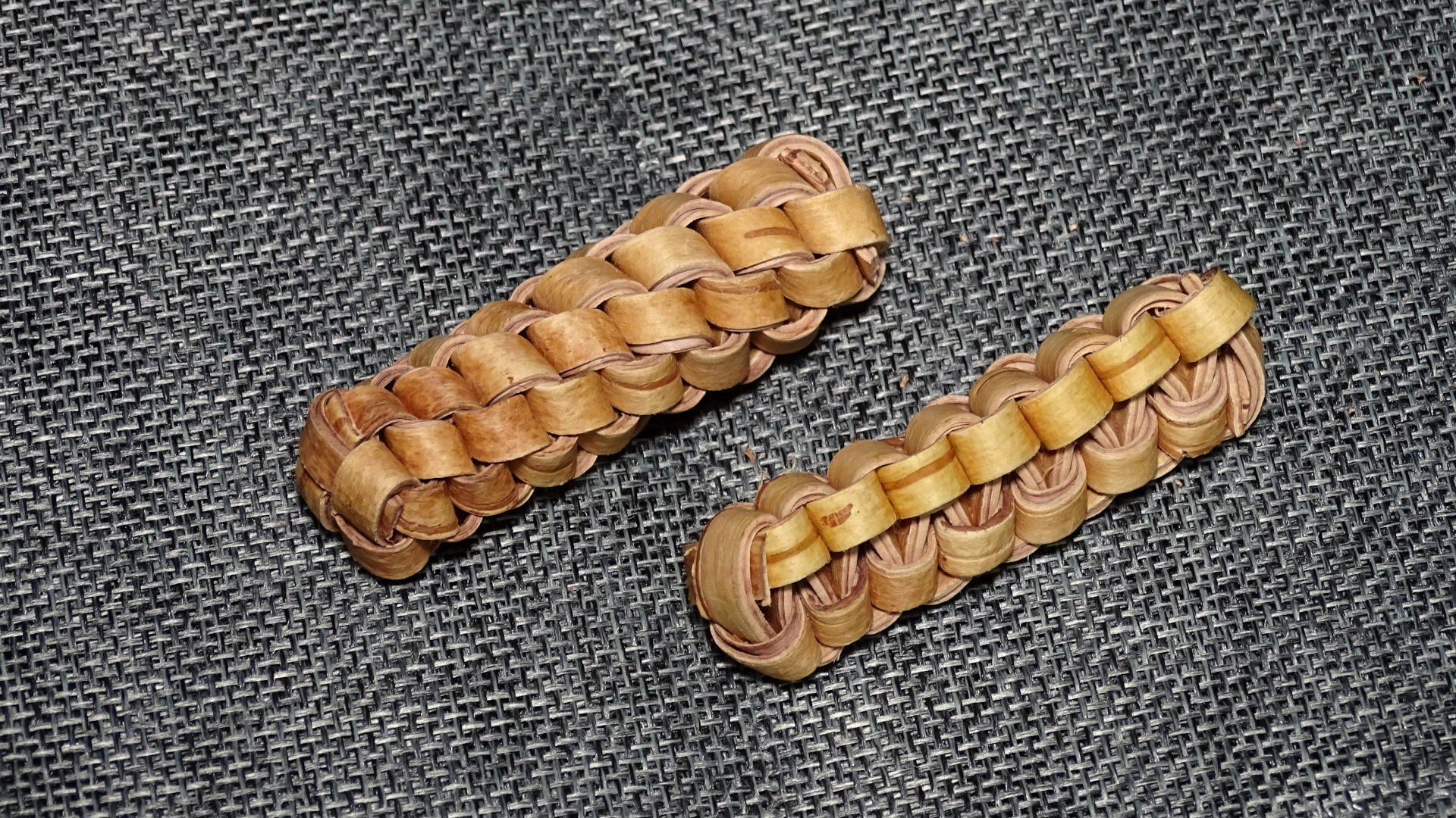 Плетение берестяной лентой. Часть 2.