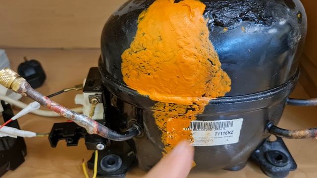 Как подключить мотор компрессор T1116KZ.