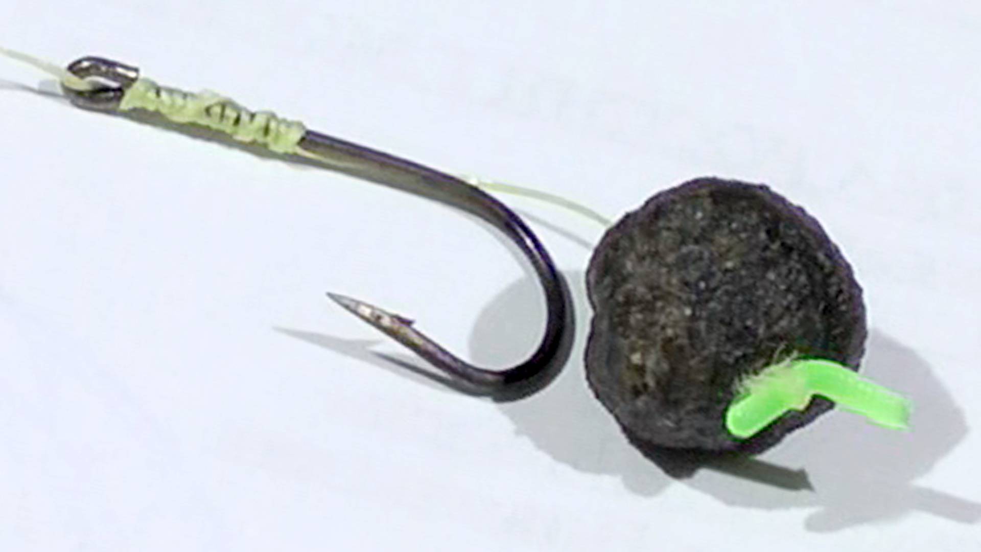 Как сделать крючок с волосом.