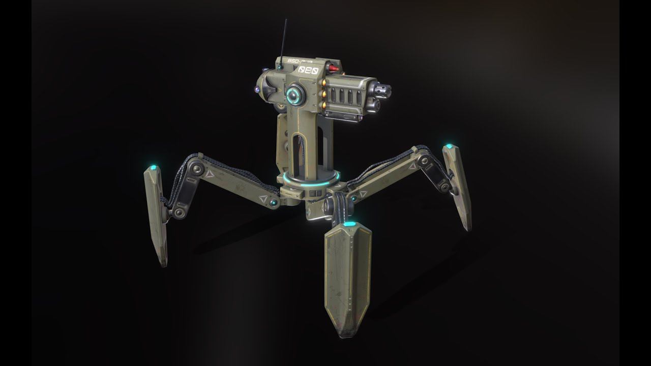 BSD-080 / Охранный дрон бункера - 080