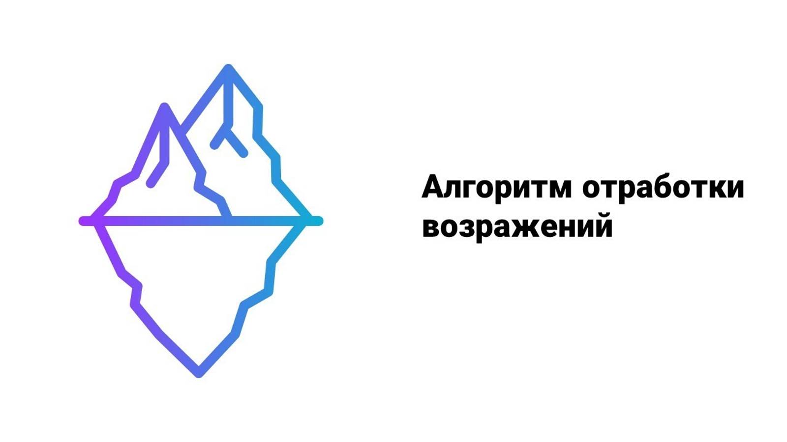 Алгоритм отработки возражений