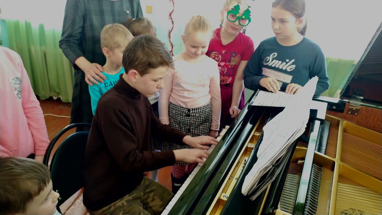 Встреча Матвея Орлова с анс. Элегия. ДШИ Чаплыгин