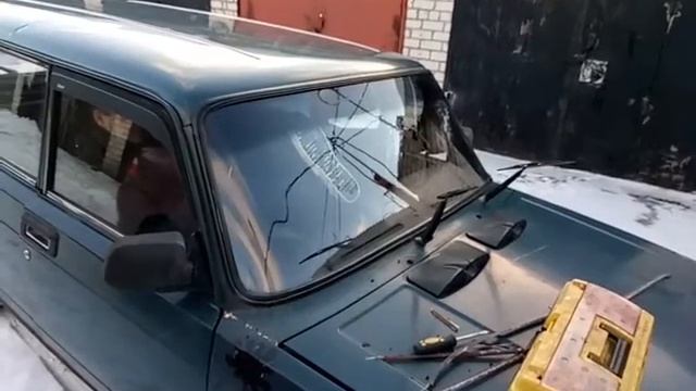 ВАЗ 2104 (ЛАДА) Снятие лобового стекла
