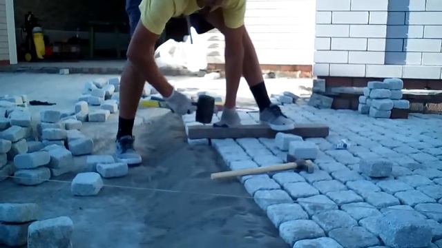 Укладка тротуарной плитки.Брусчатки.Новосибирск 8-983-130-16-14 Петр