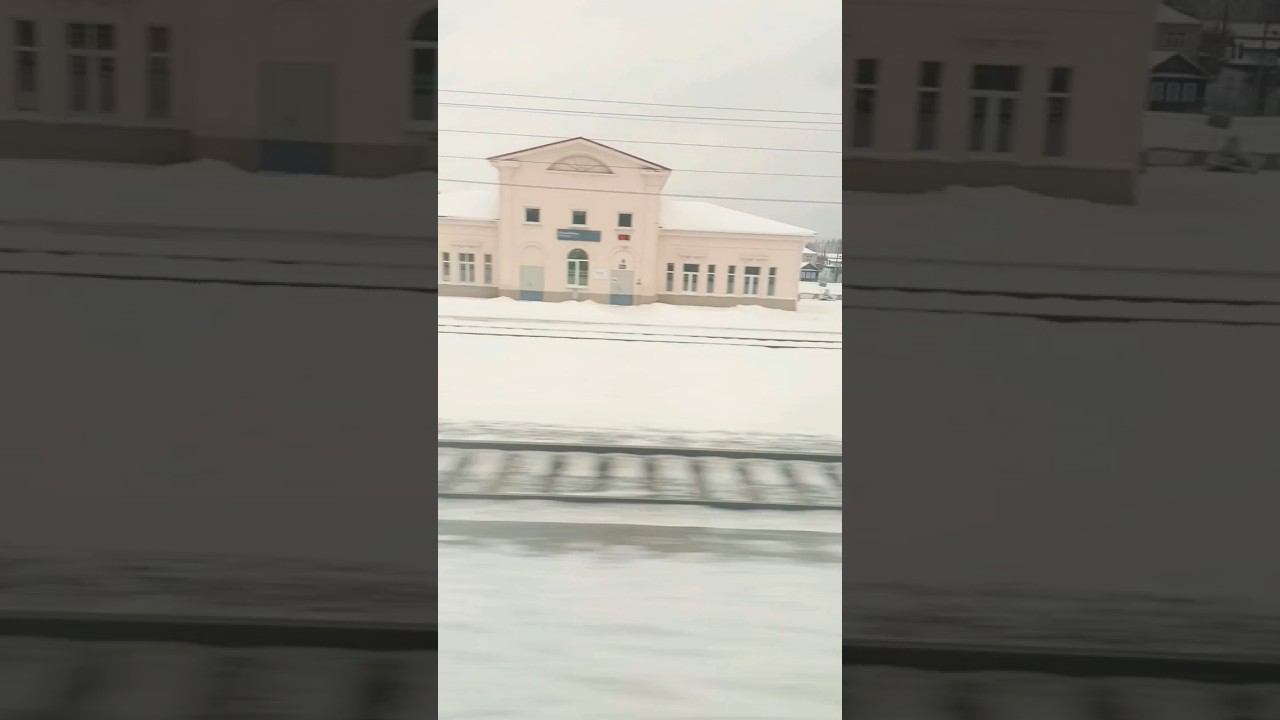 #shorts Станция Пильна из окна поезда