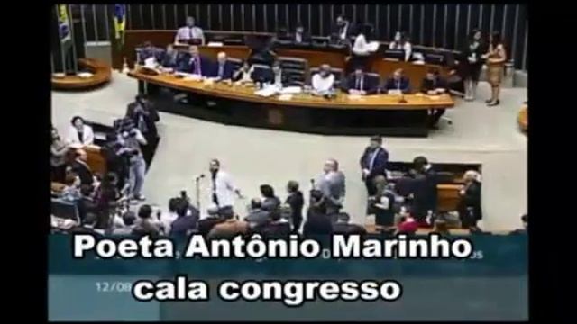 Poeta no congresso