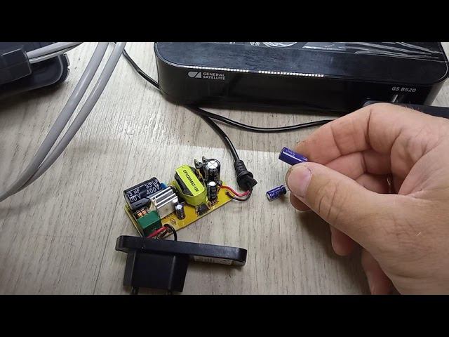 ОЧЕНЬ простой ремонт БП от ресивера Триколор, для моего друга Виталия.